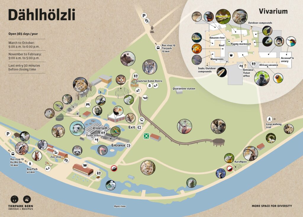 Zoo map | Tierpark Bern